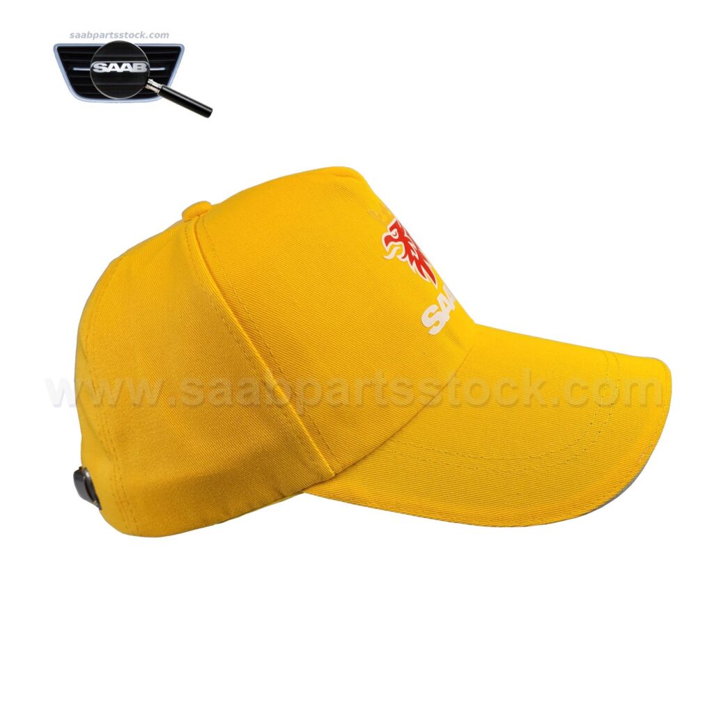 Baseball Cap With SAAB logo Yellow - SAAB spare parts and accessories ...