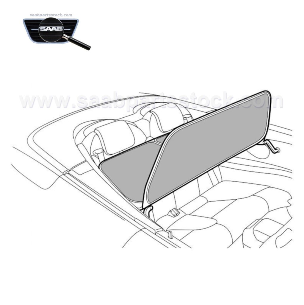 Wind Deflector, Windstop for SAAB Convertible - SAAB spare parts and ...