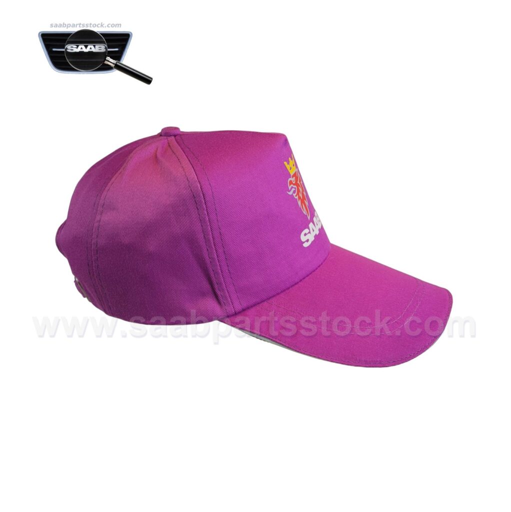 Violet Baseball Cap With SAAB logo, one size fits all